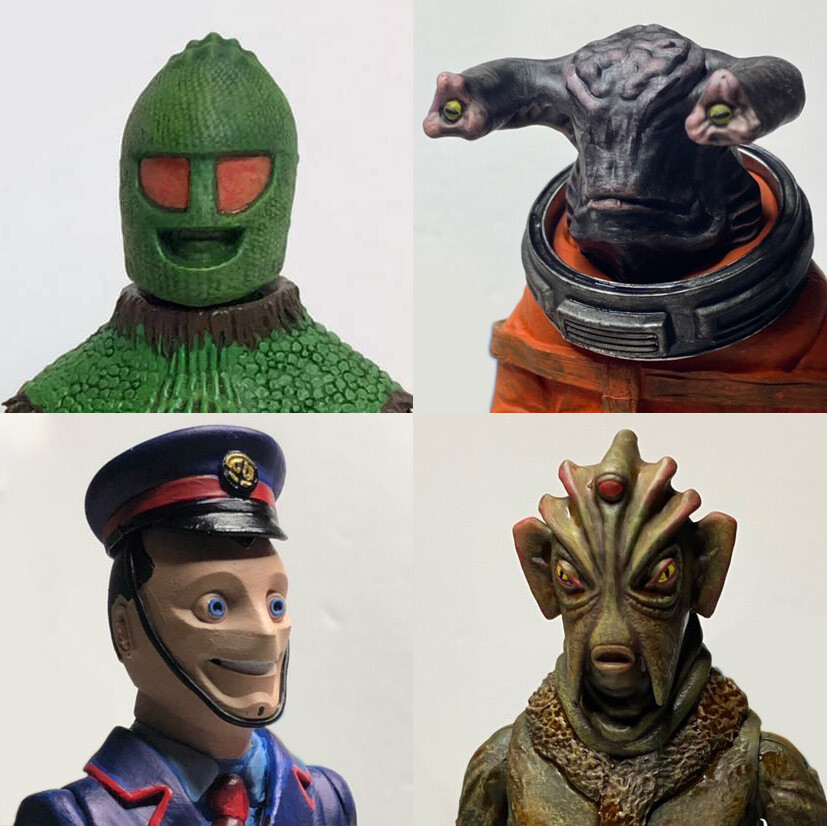 ArtStation - Doctor Who Monster Heads (Part 3)