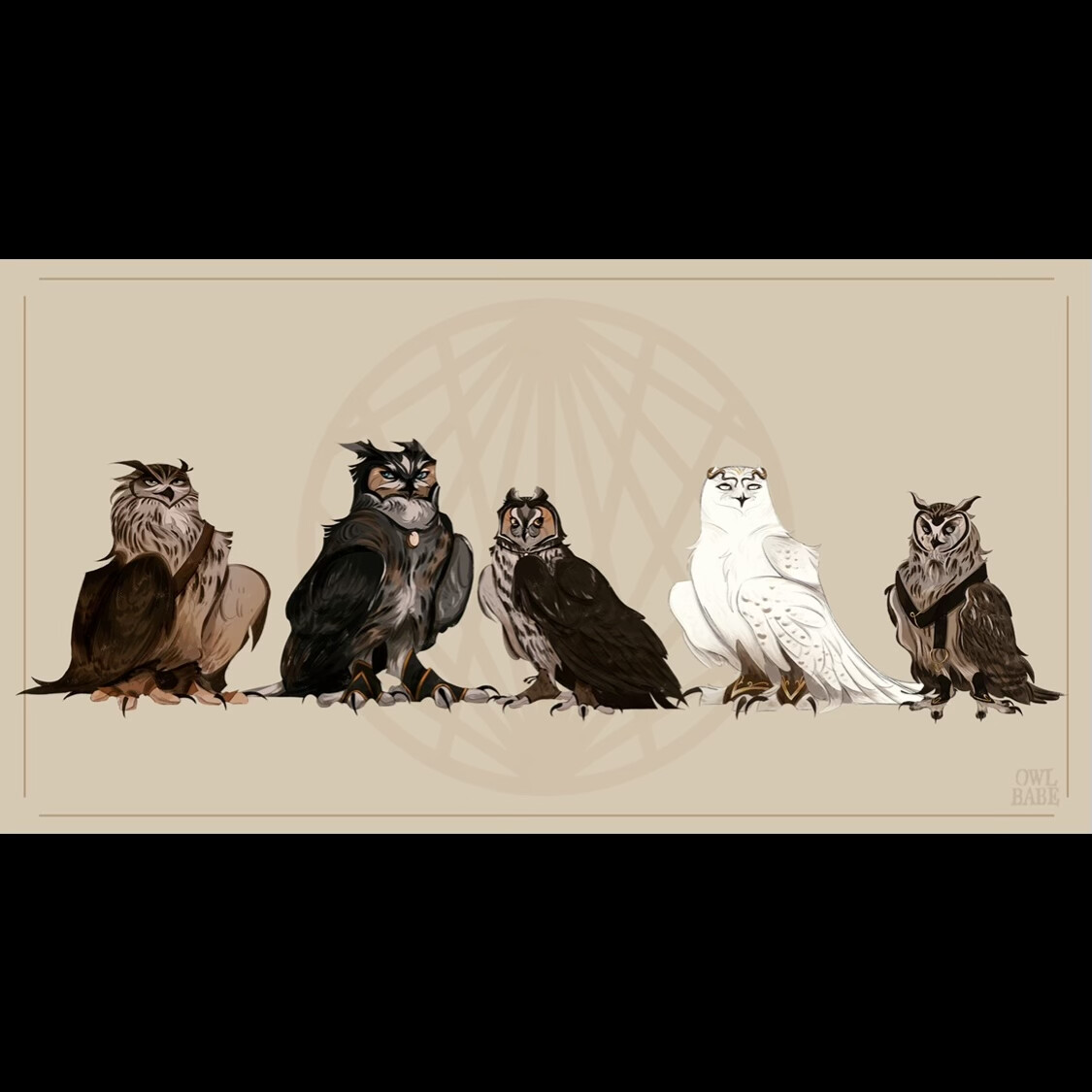 ArtStation - Scales of Might Owls