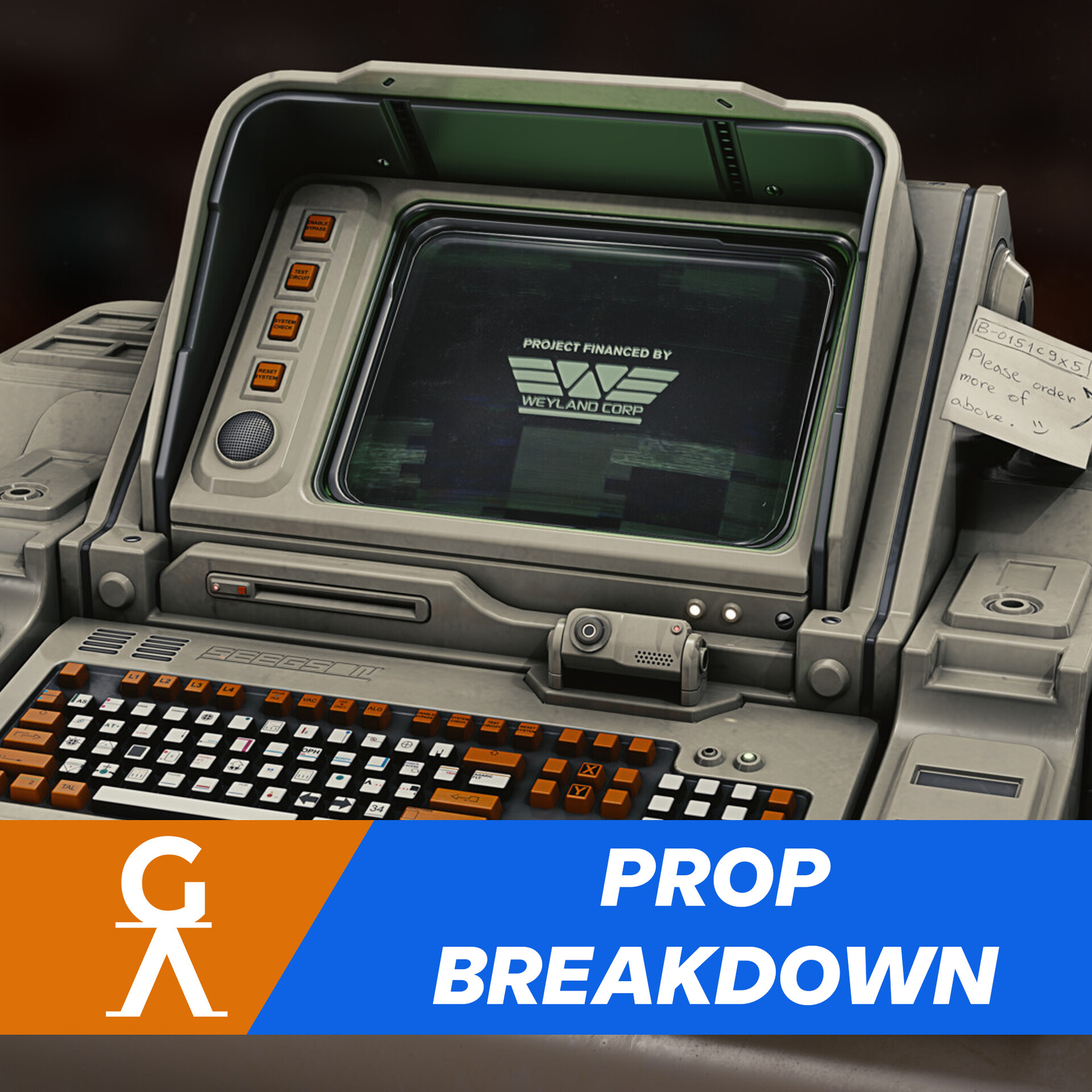 ArtStation - Alien Isolation Terminal – Prop Breakdown – Miroslav Baev
