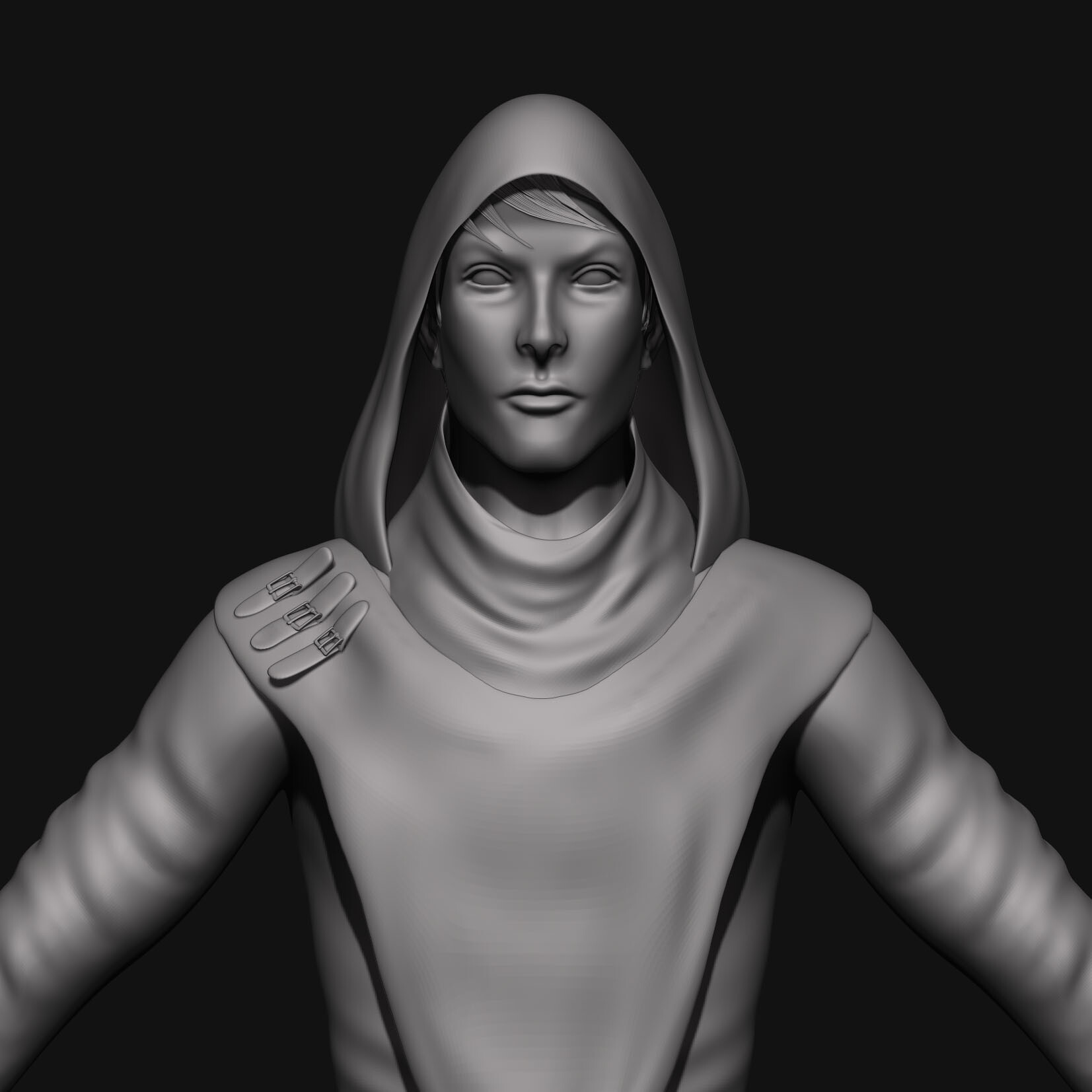 ArtStation - Assassin 3D Character Model - work in progress