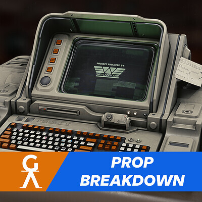 ArtStation - Prop Breakdown - Alien Isolation Inspired Terminal