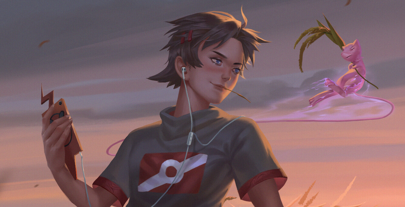 ArtStation - Harvest time - Pokemon fanart - Goh