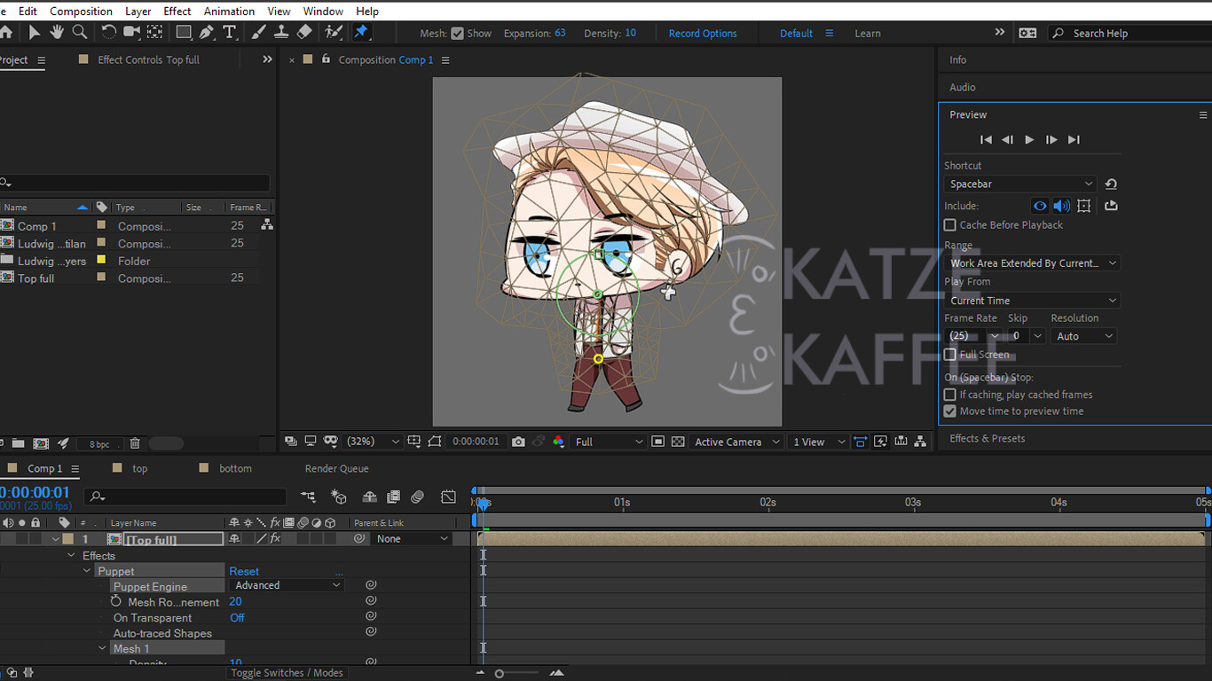 ArtStation - Looping Animation: 2D Character Puppet Pin Rigging