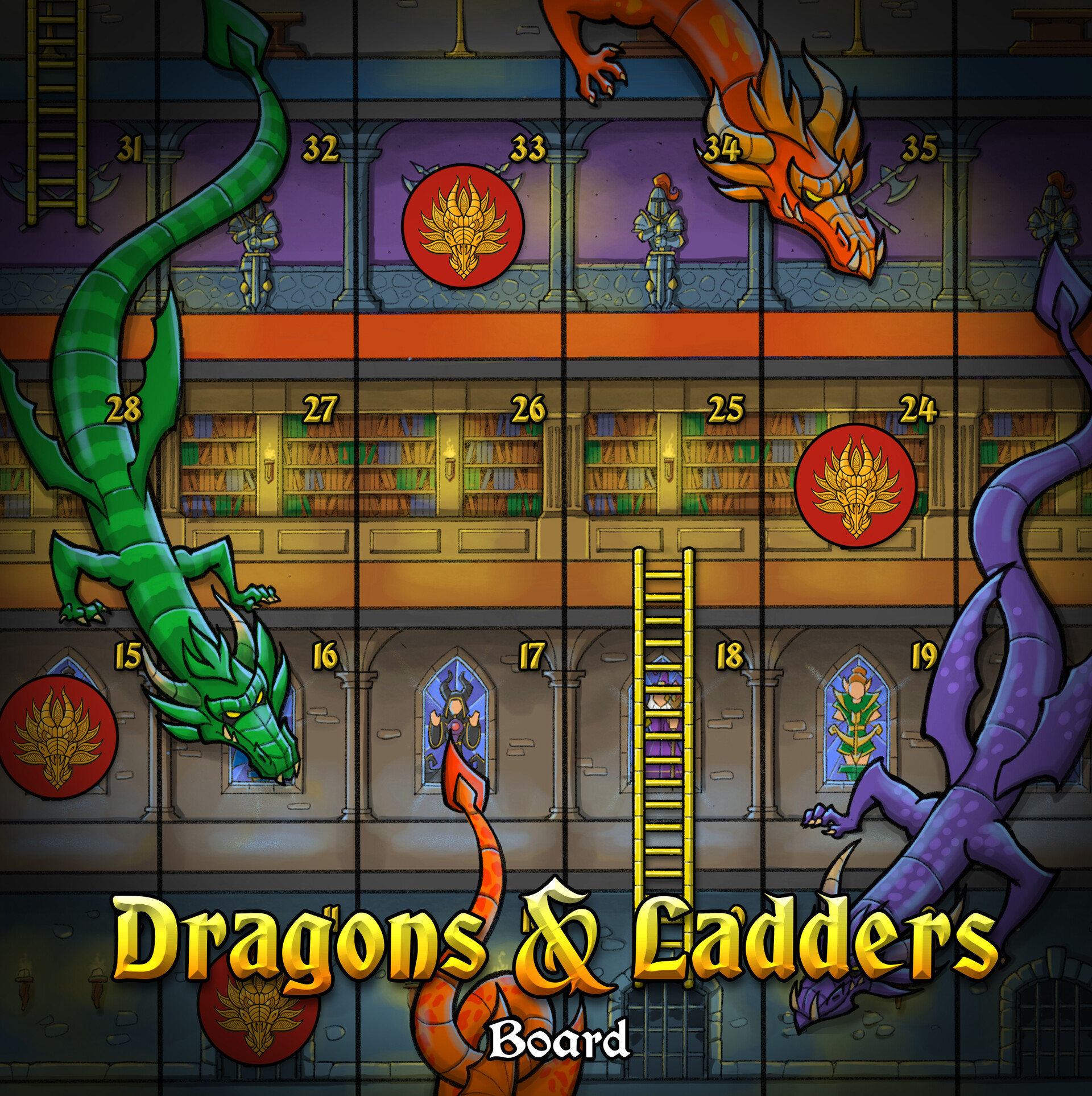 ArtStation - Dragons & Ladders