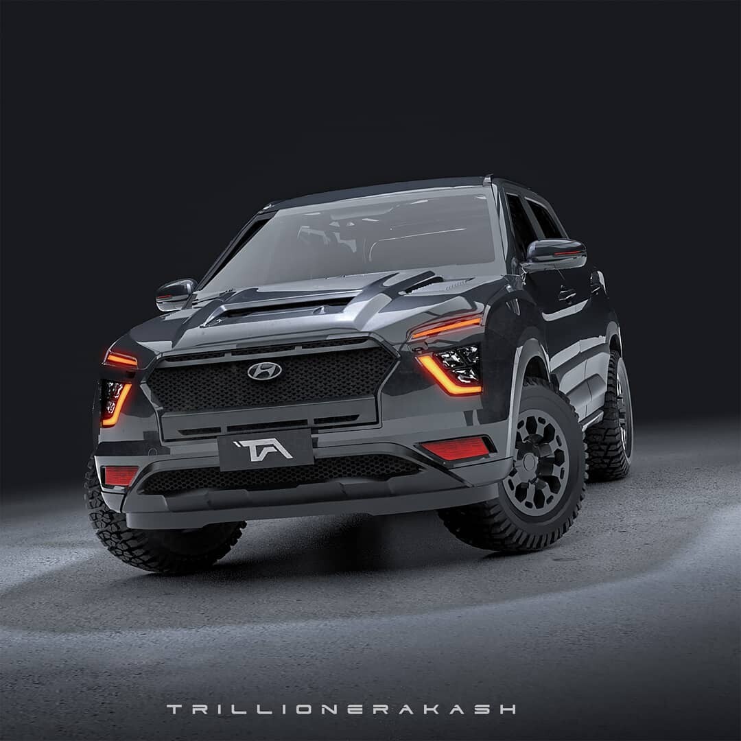 ArtStation - Hyundai Creta Dark edition