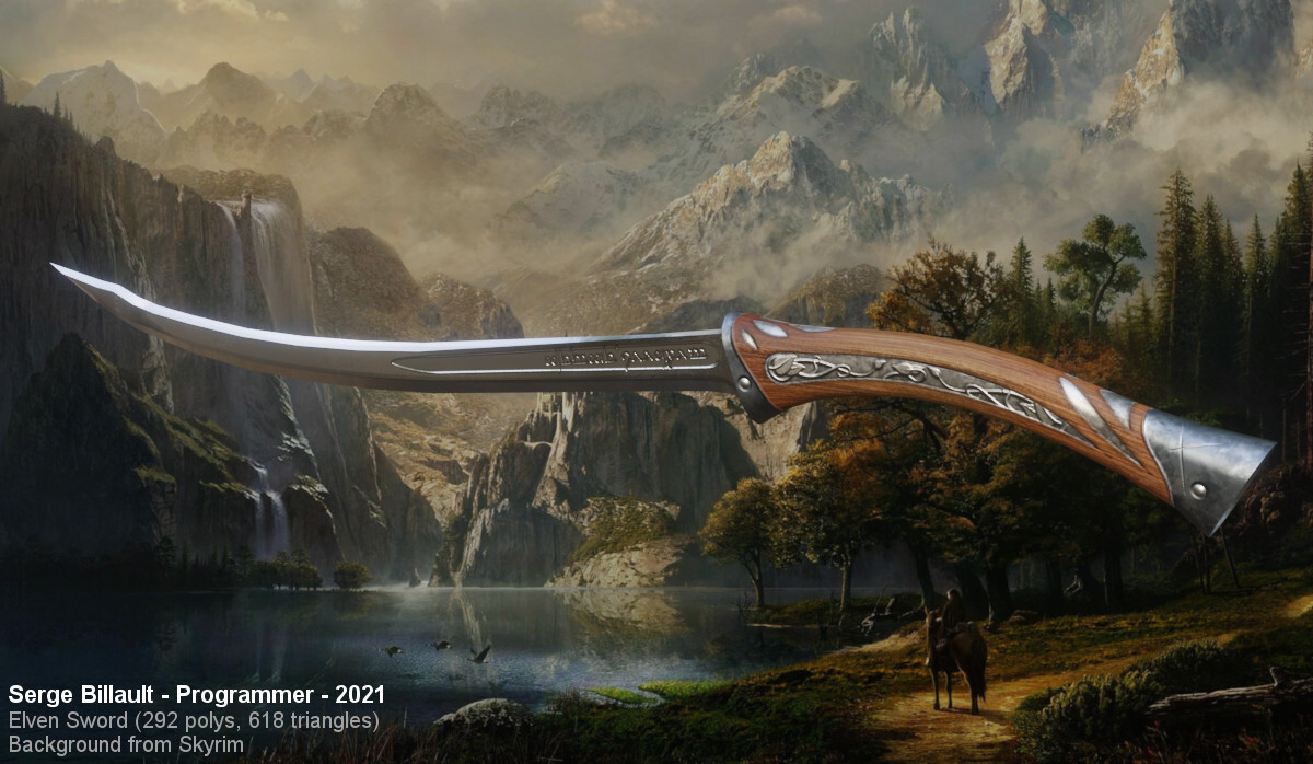 ArtStation - Elven Sword