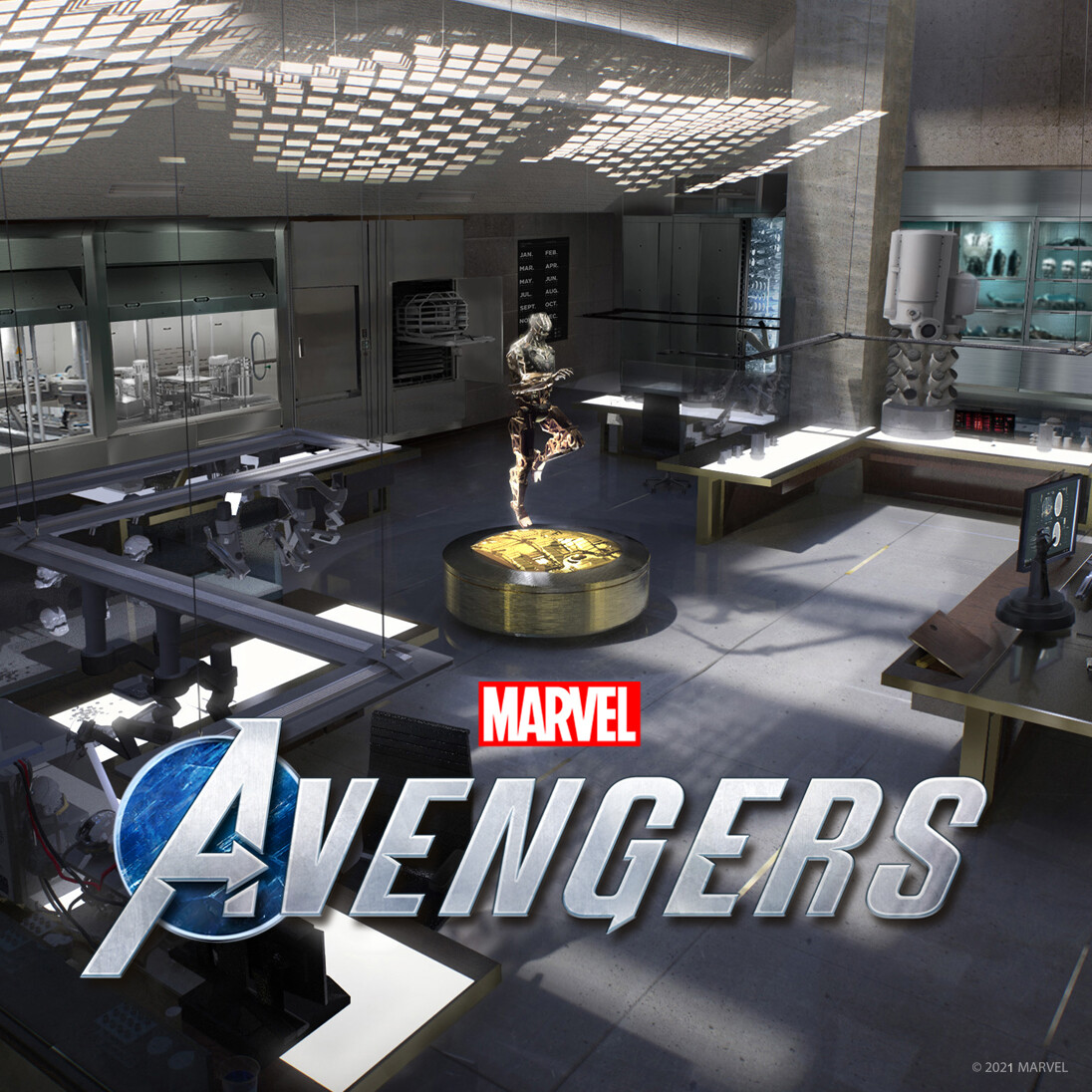 ArtStation - Marvel's Avengers - A.I.M. Prison Lab