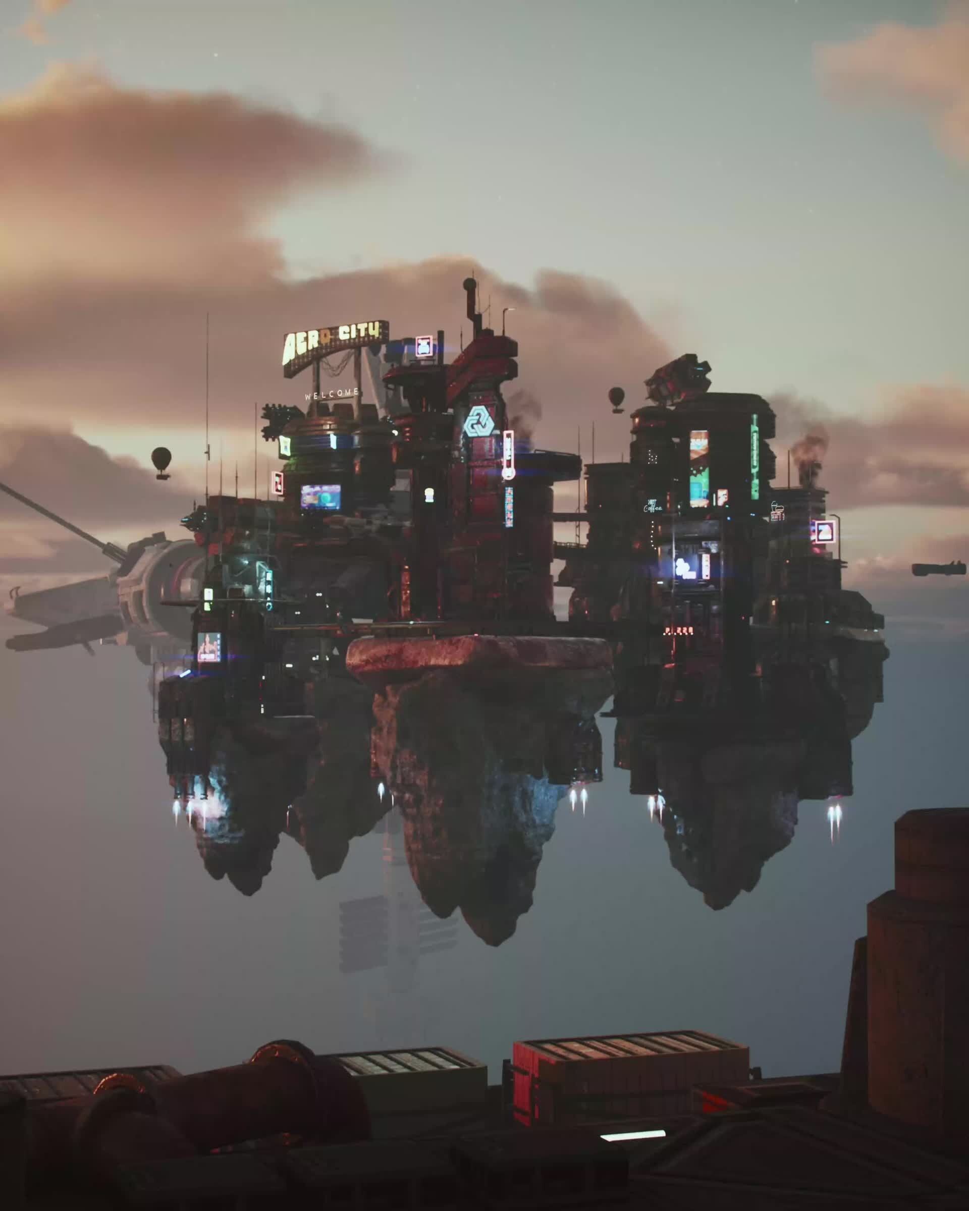 ArtStation - WELCOME TO AERO CITY