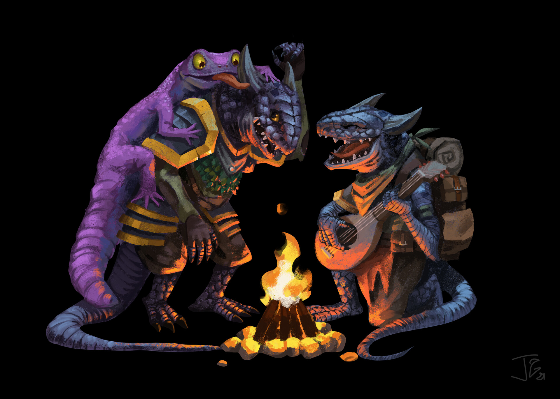 ArtStation - Kobolds & Gecko