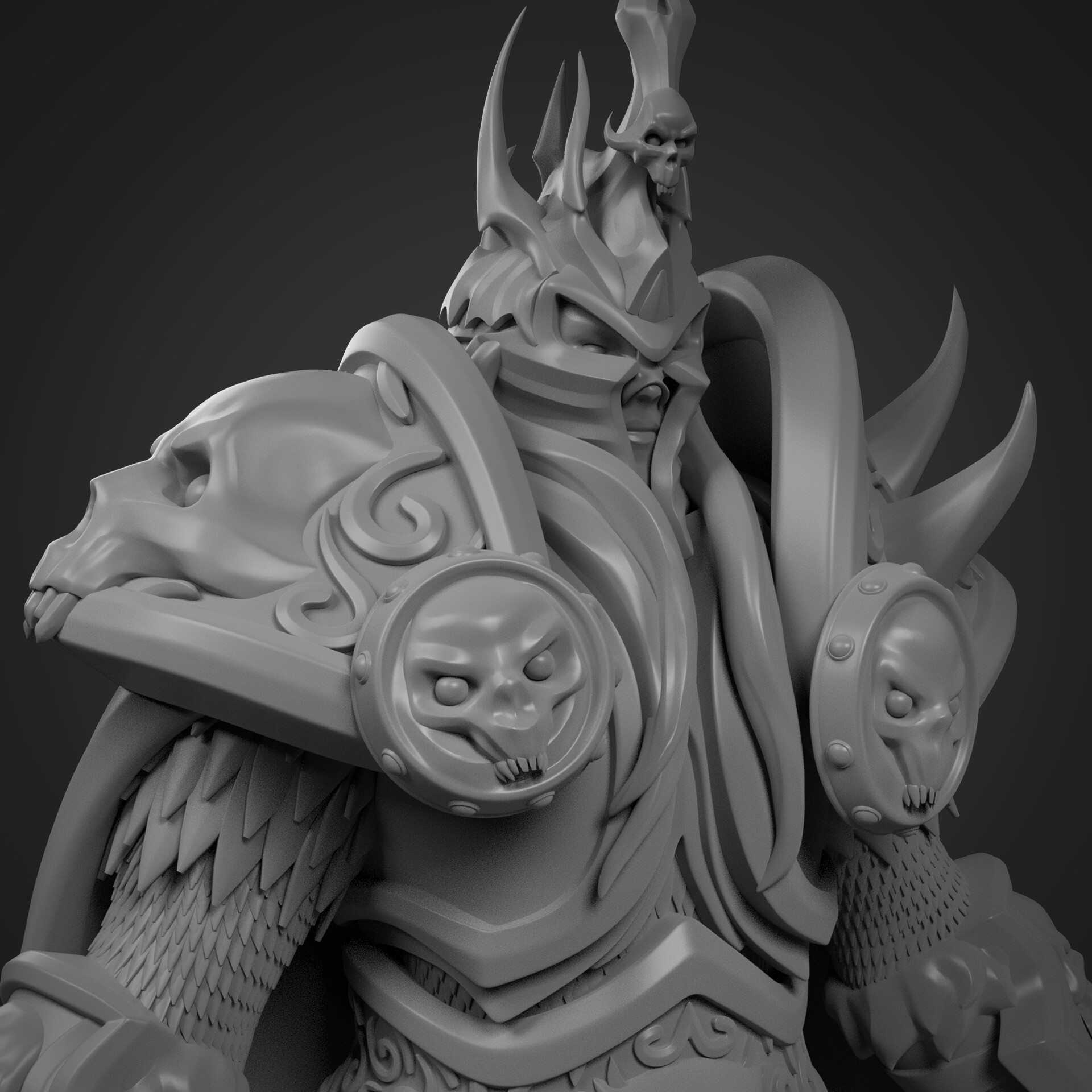ArtStation - Lich King FanArt | WIP | HighPoly