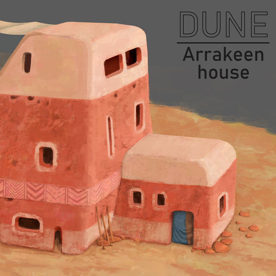 ArtStation - Arrakeen houses - Dune