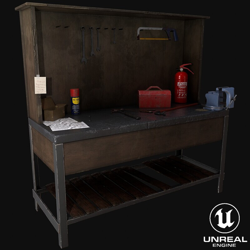 ArtStation - WIP workbench portfolio piece