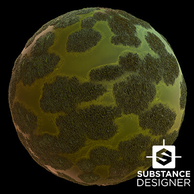 ArtStation - Stylized Moss Clumps