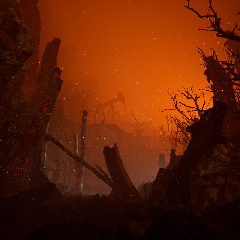 ArtStation - Forest Fire