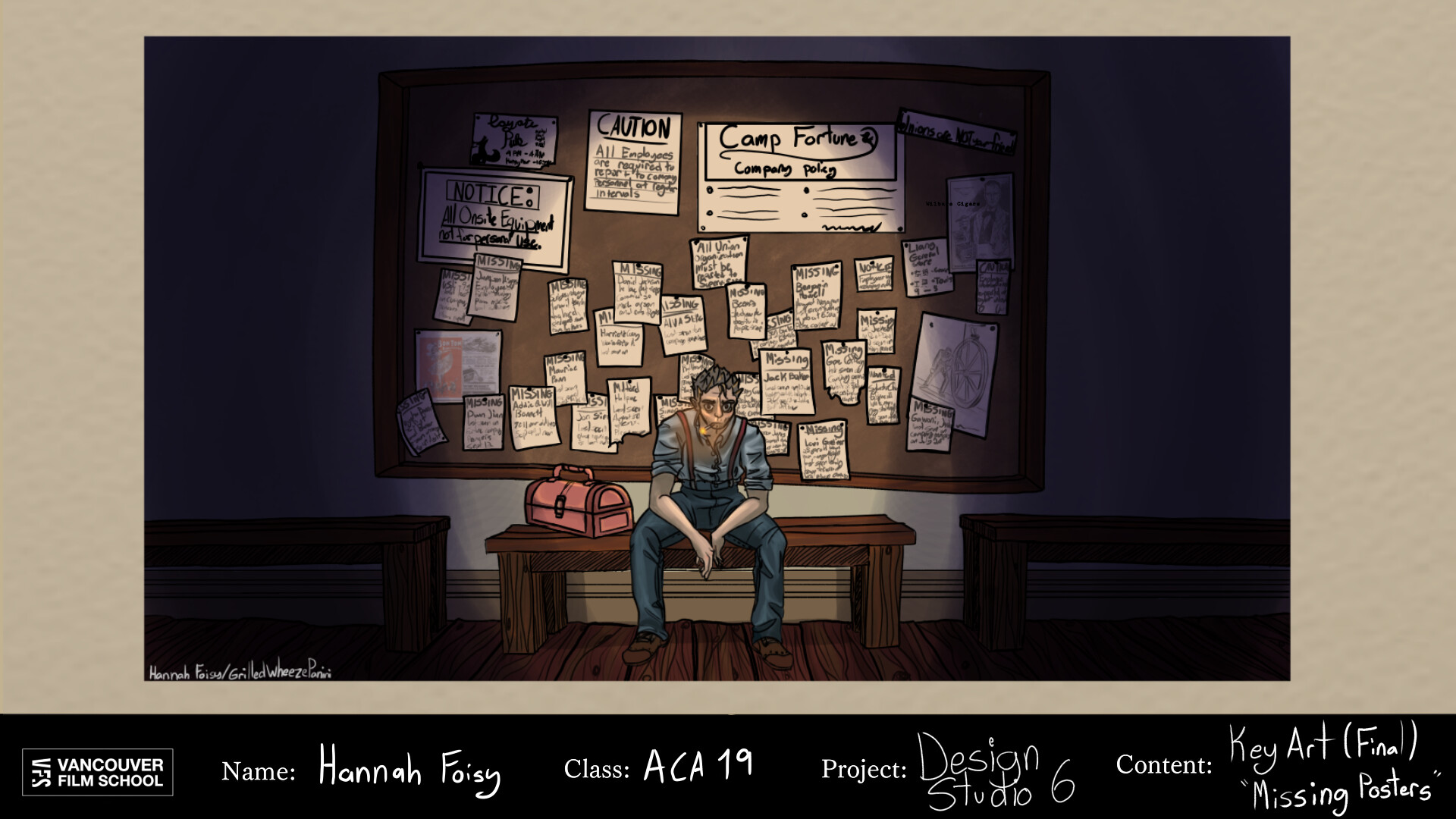 ArtStation - Missing Posters (Pilot Key Art)