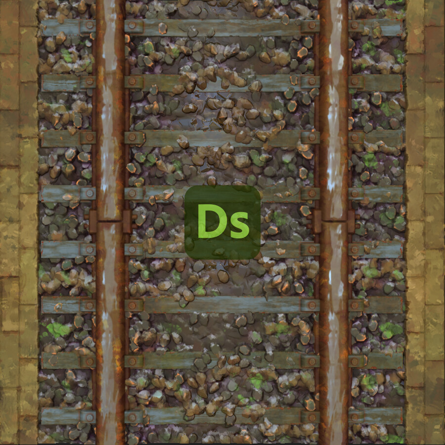 ArtStation - Stylized Railway