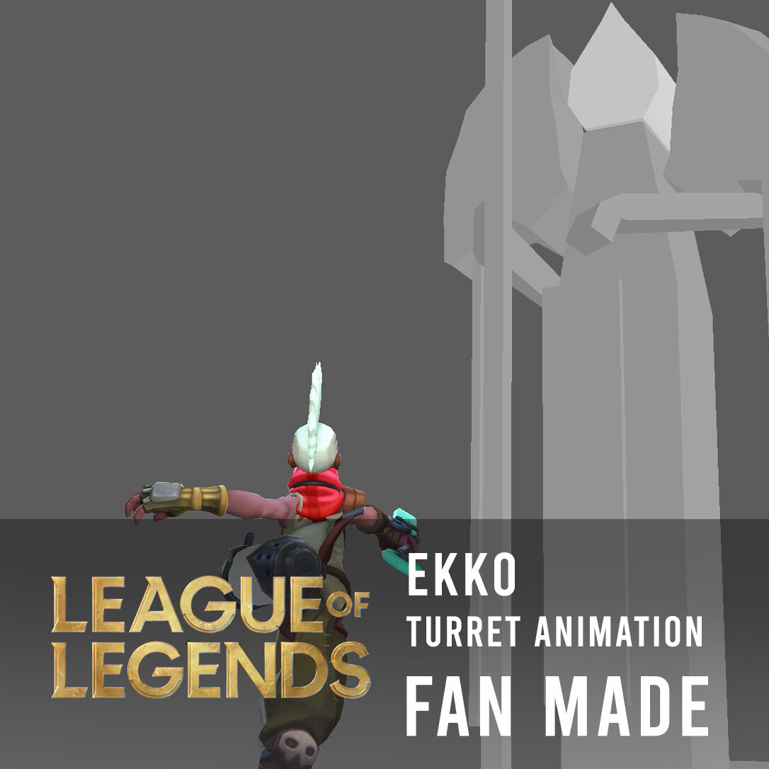 ArtStation - Ekko’s turret finishing move
