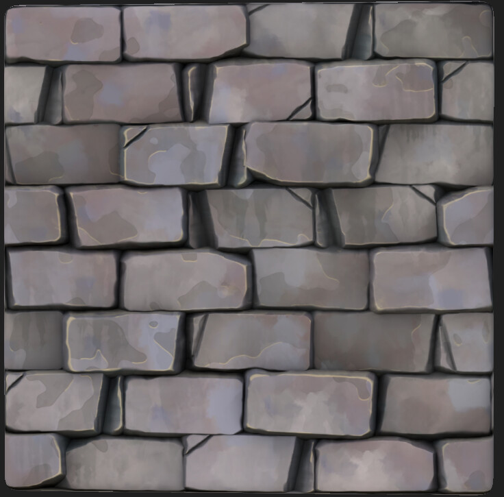 ArtStation - Stylized Wall in Designer