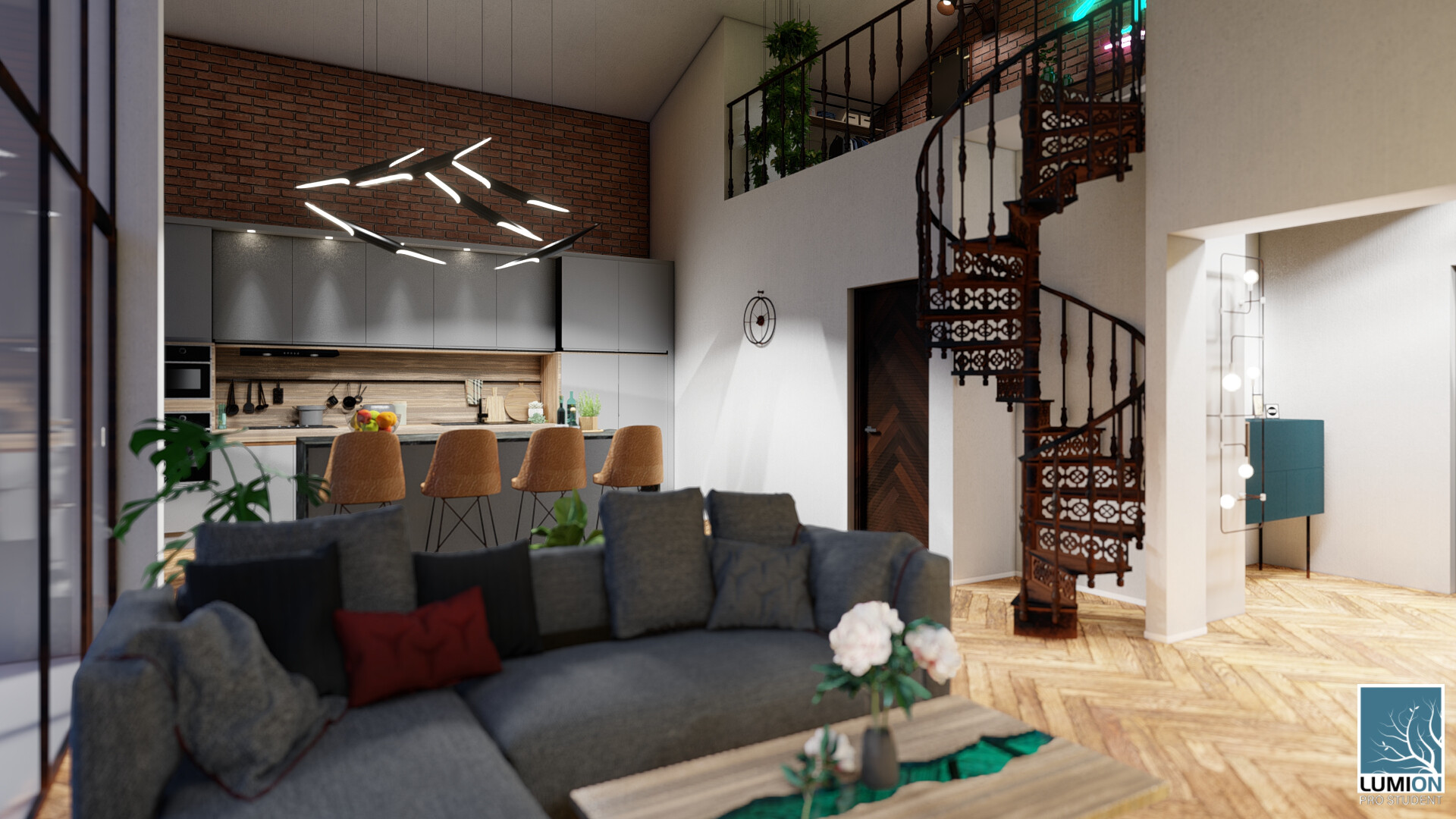 ArtStation - Small loft concept project