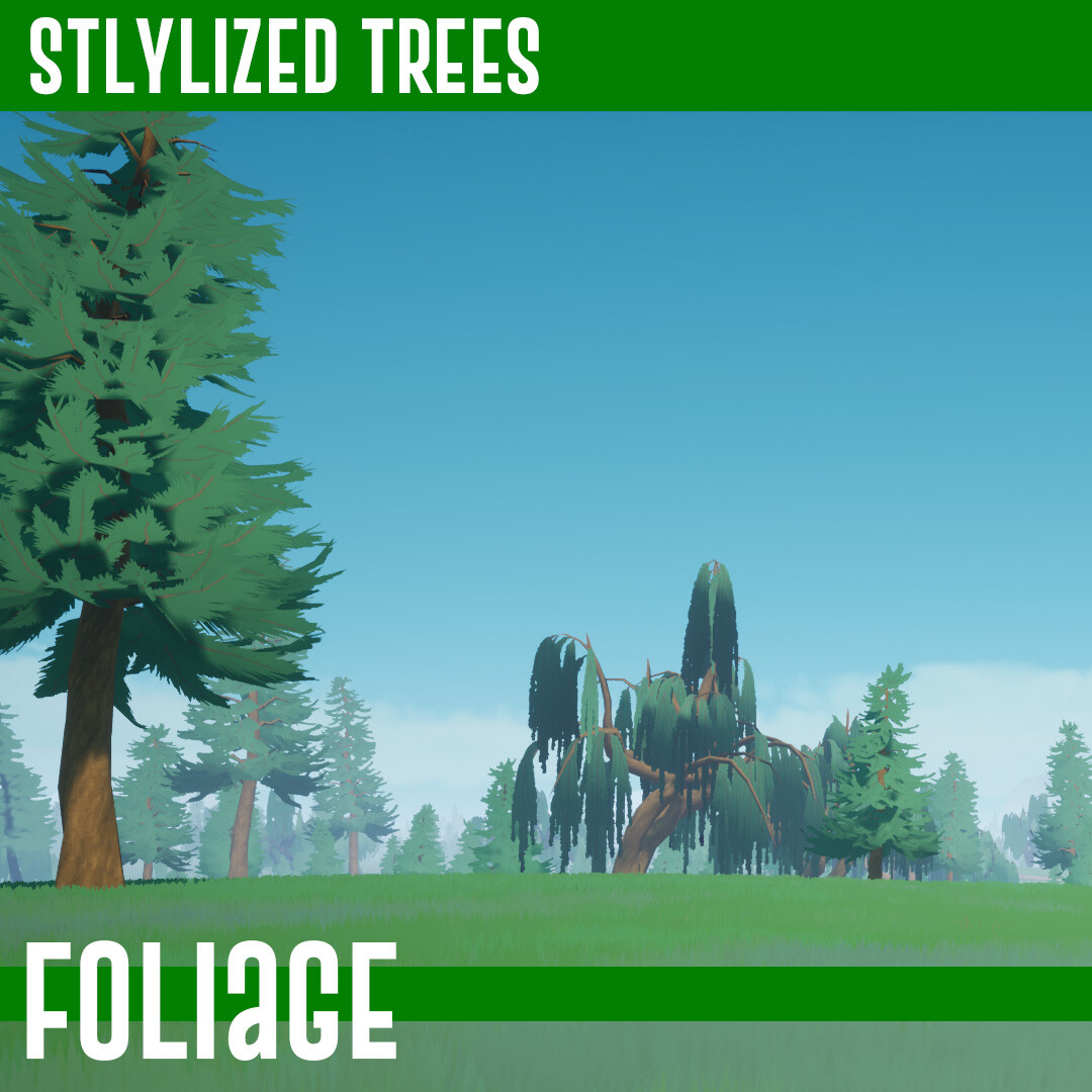 ArtStation - Stylized Trees Game Assets