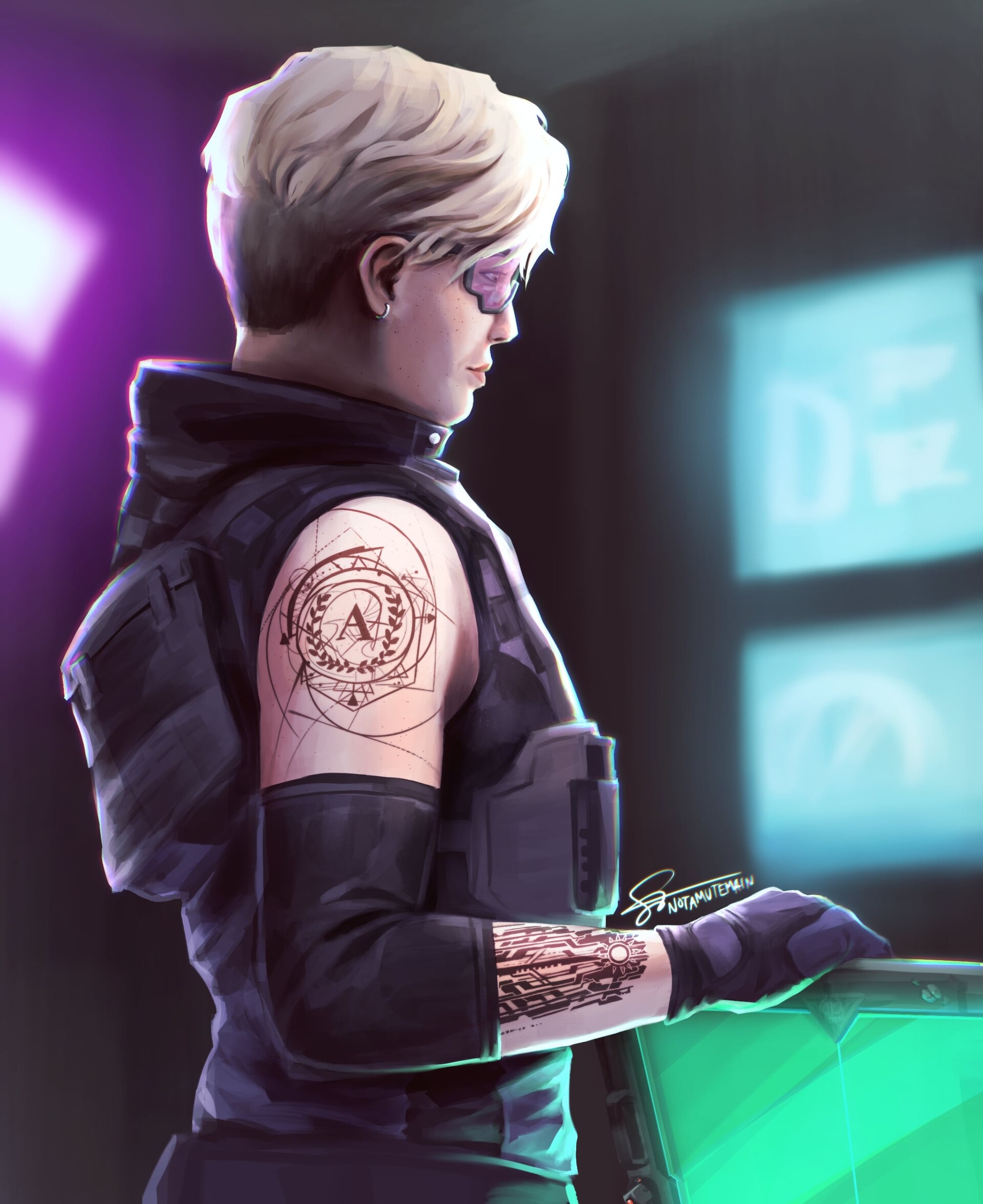 ArtStation - Osa Portrait - Rainbow 6 Fanart (Aug 2021)