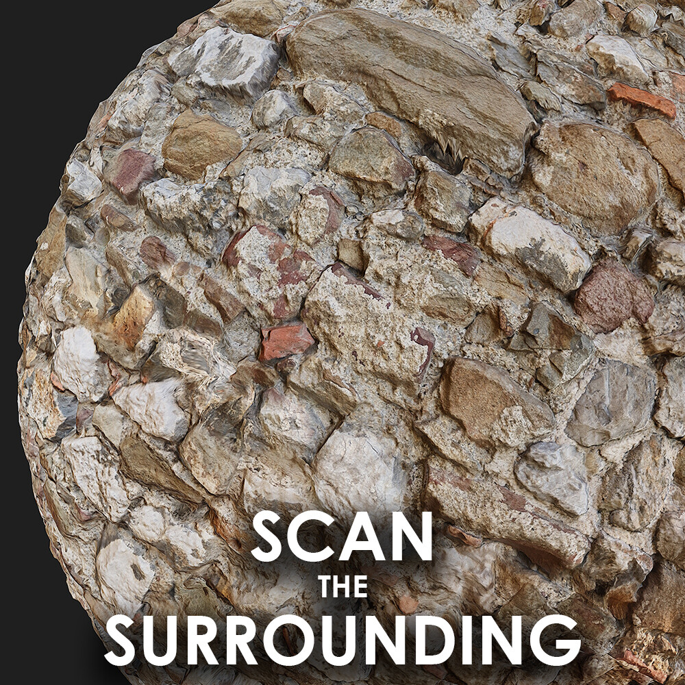 ArtStation - Scan the Surrounding - Old Stone Wall