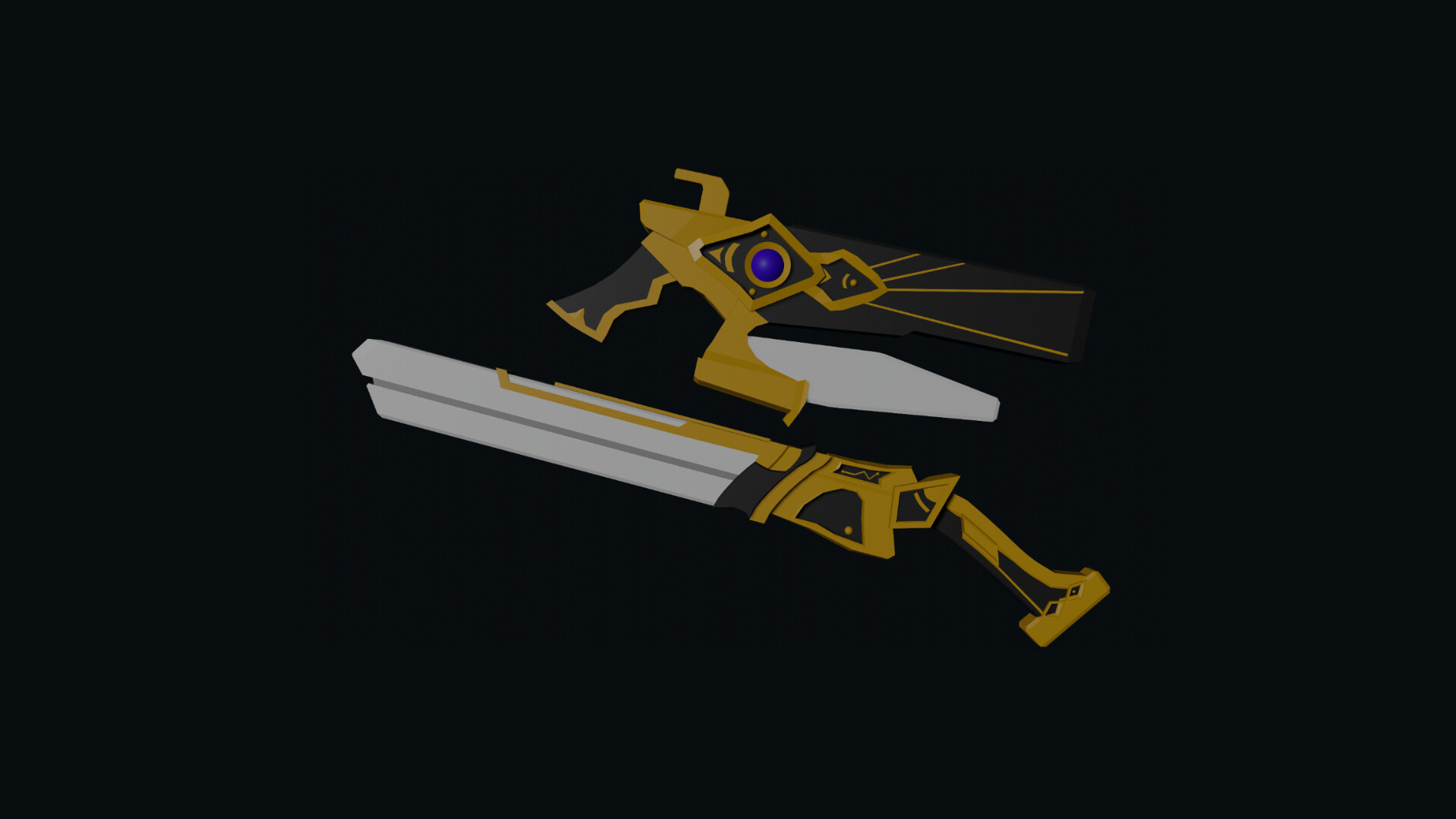 ArtStation - Senna's and Lucian's Sentinels of Light themed guns