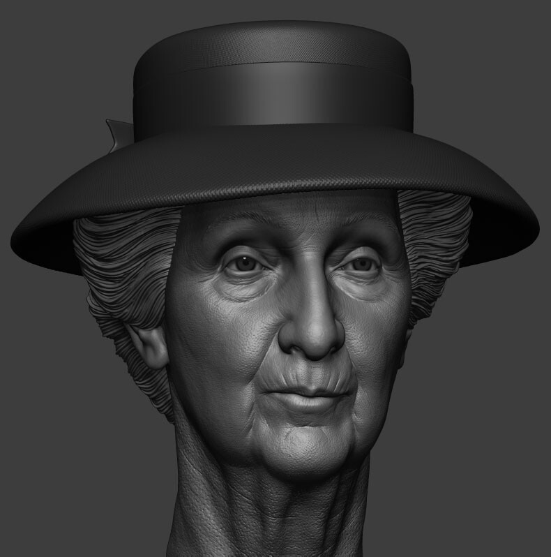 ArtStation - "Miss Marple" likeness
