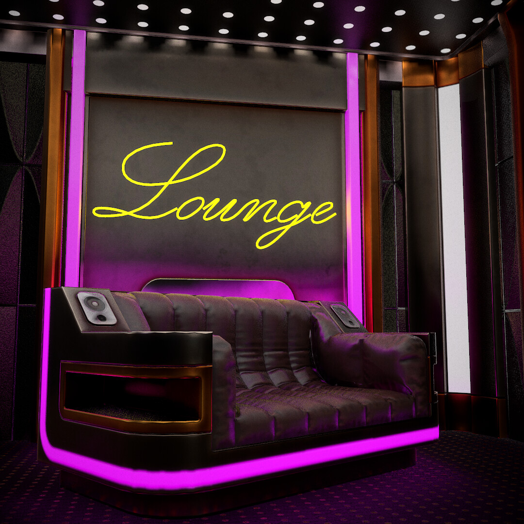 ArtStation - Night club lounge