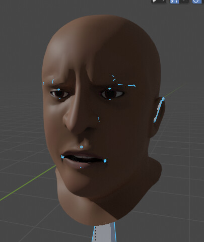 ArtStation - Facial rig and animation Practice