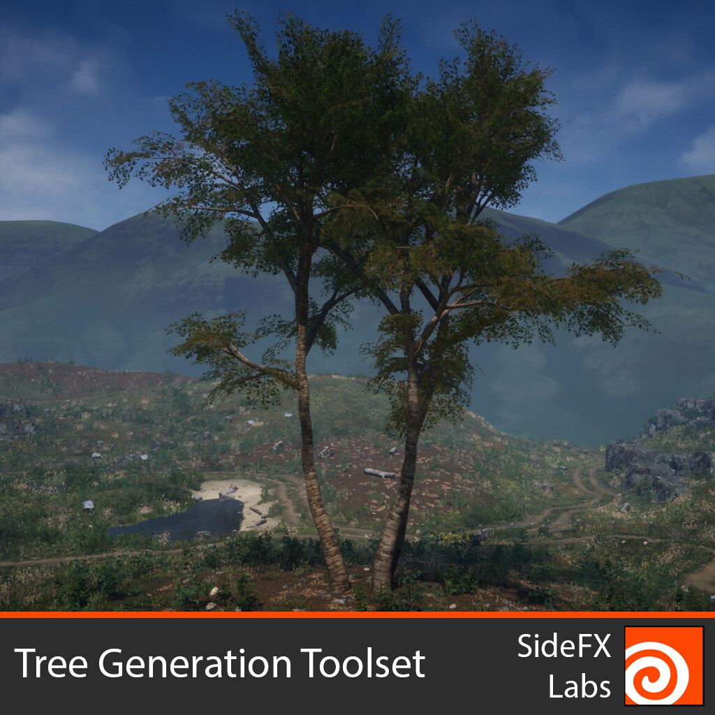 ArtStation - Tree Generation Toolset for SideFX Labs