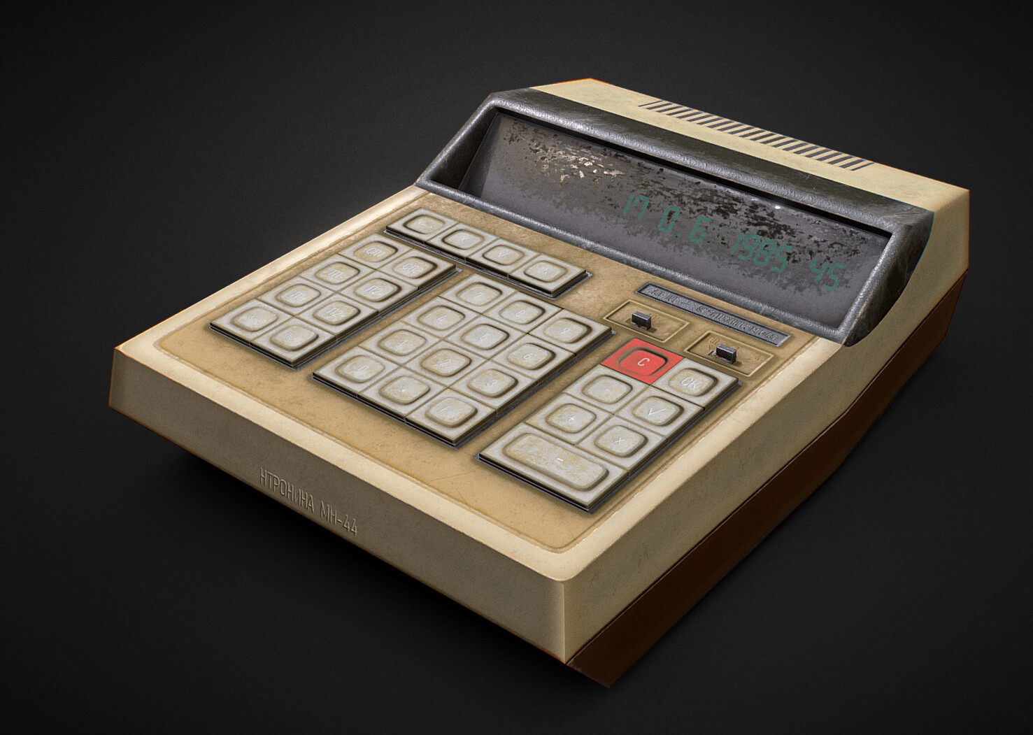 ArtStation - Old Soviet Era Calculator
