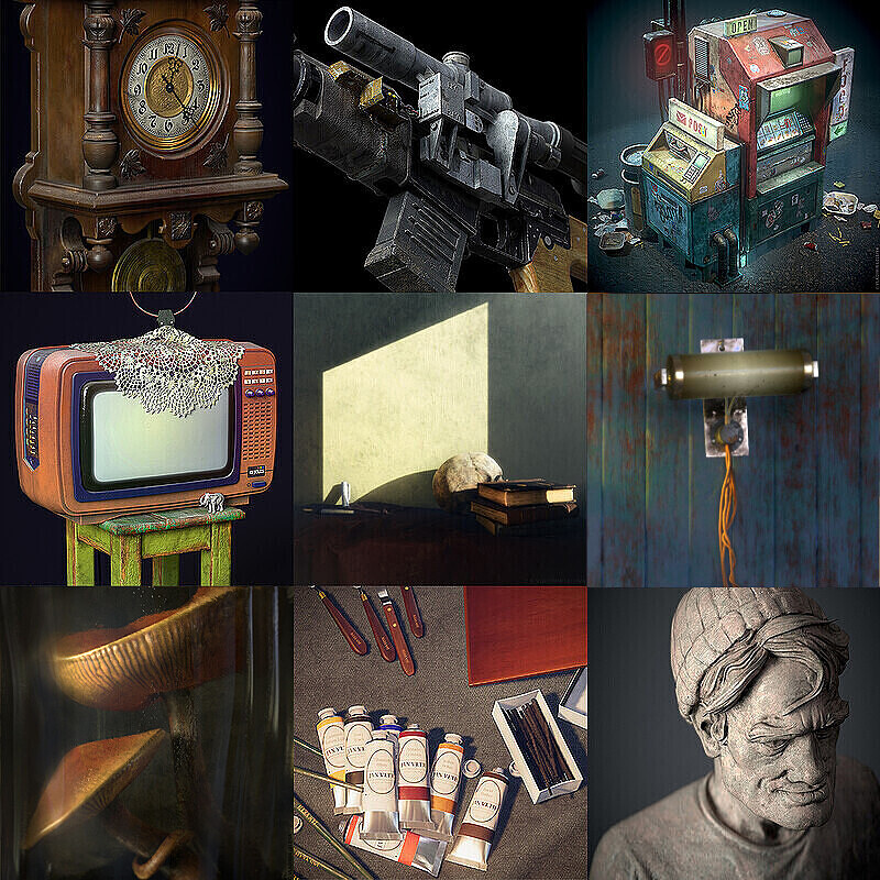 ArtStation - Miscellaneous 3D Assets