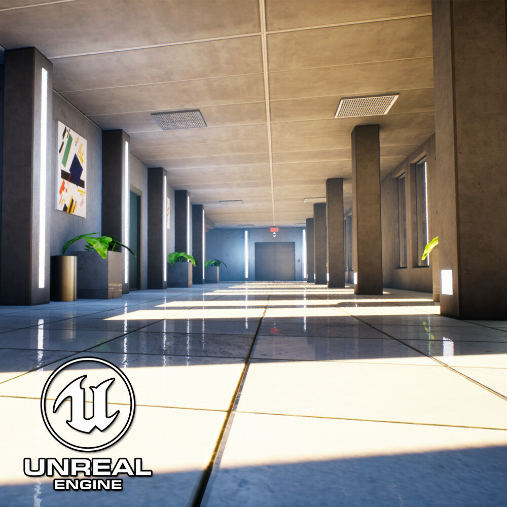 ArtStation - Corridor (from tutorial)