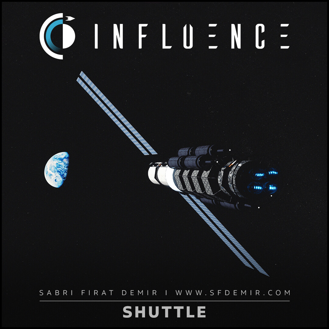 ArtStation - Influence - Shuttle Spaceship