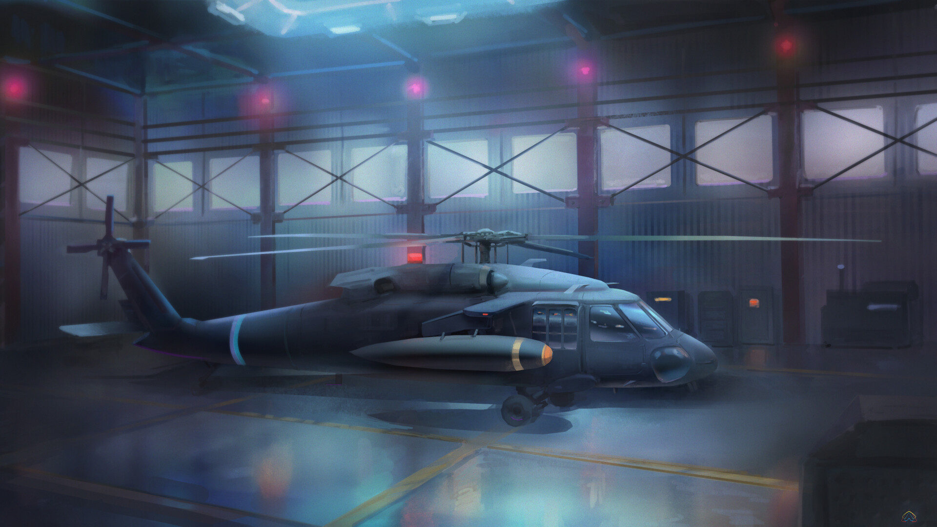 ArtStation - Attack helicopter 2
