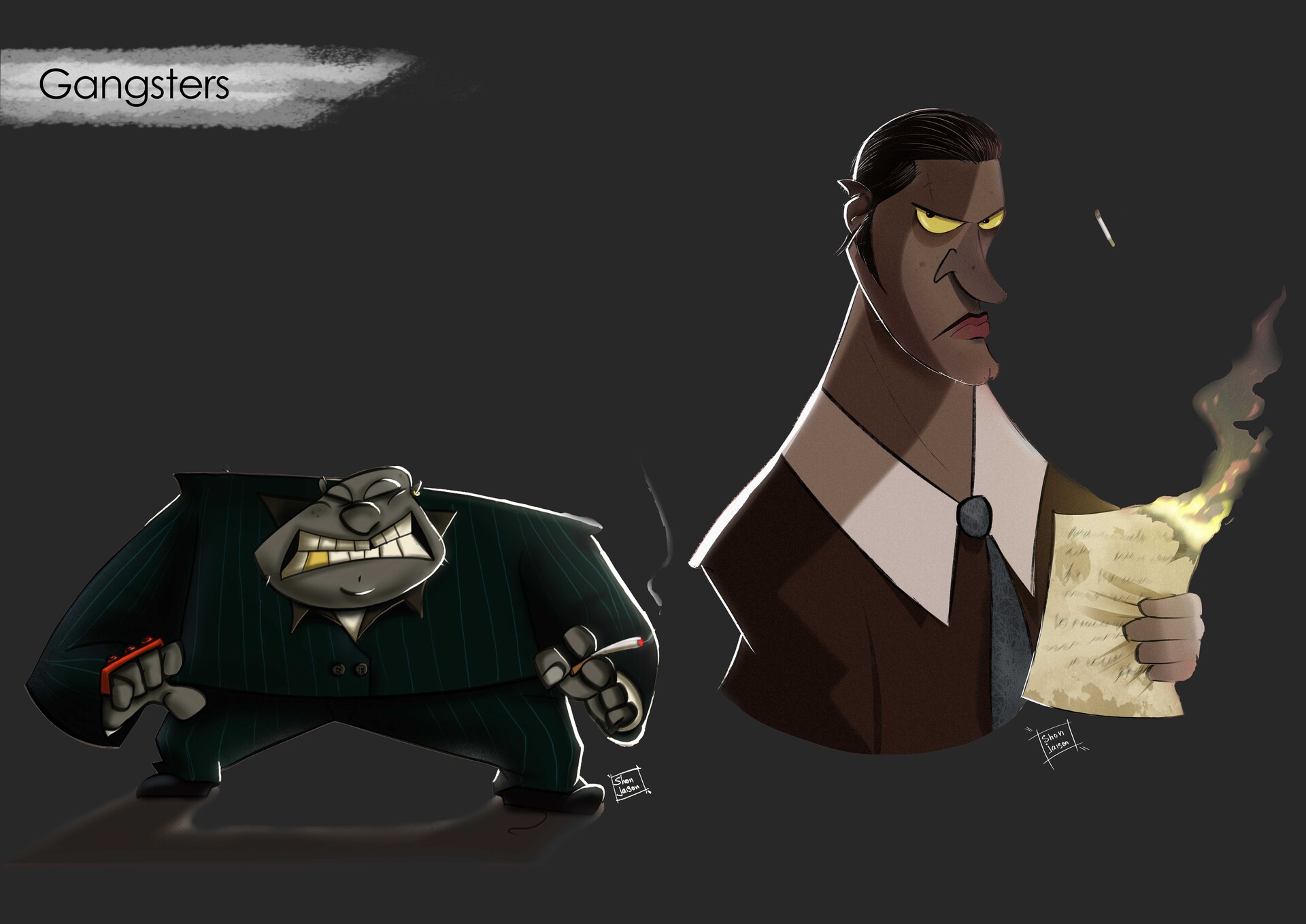 ArtStation - Gangster Squad
