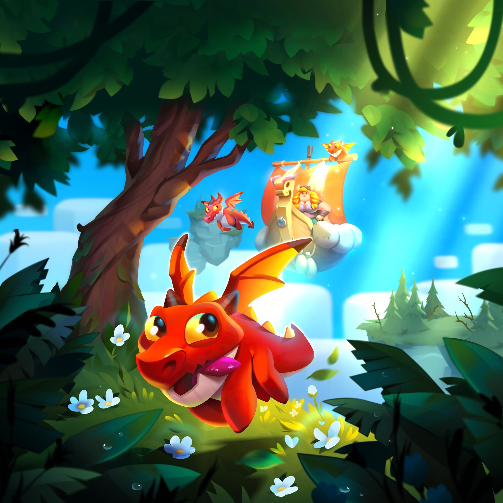 ArtStation - illustrations for World Above