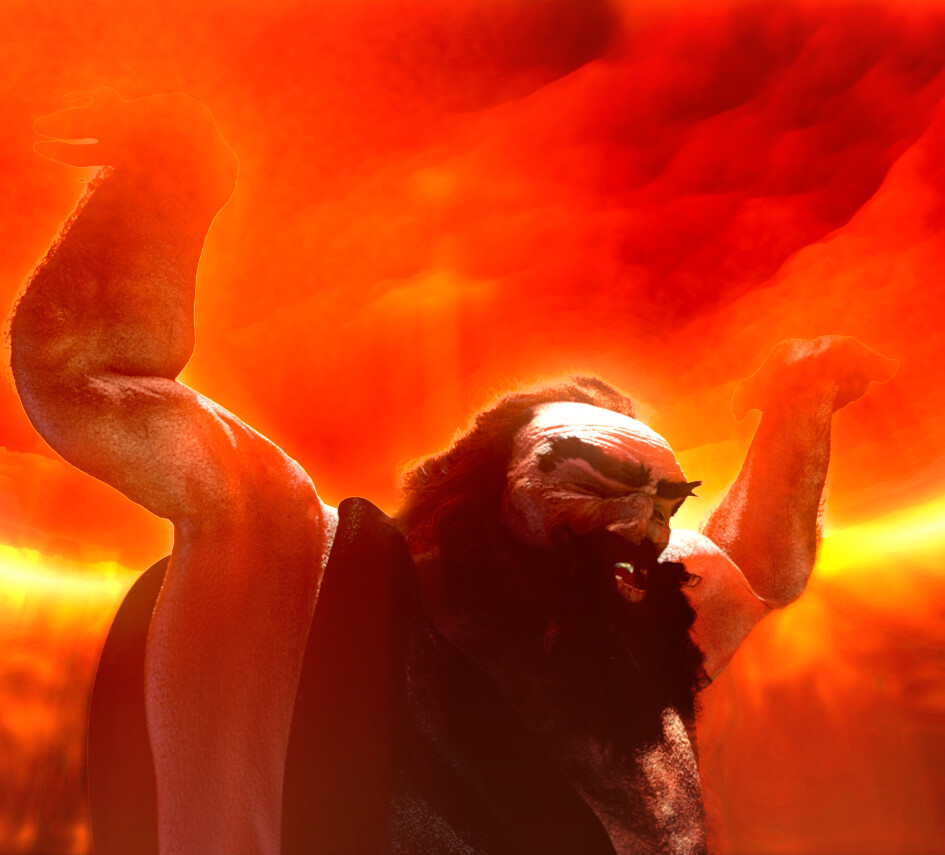 ArtStation - Zeus on Fire