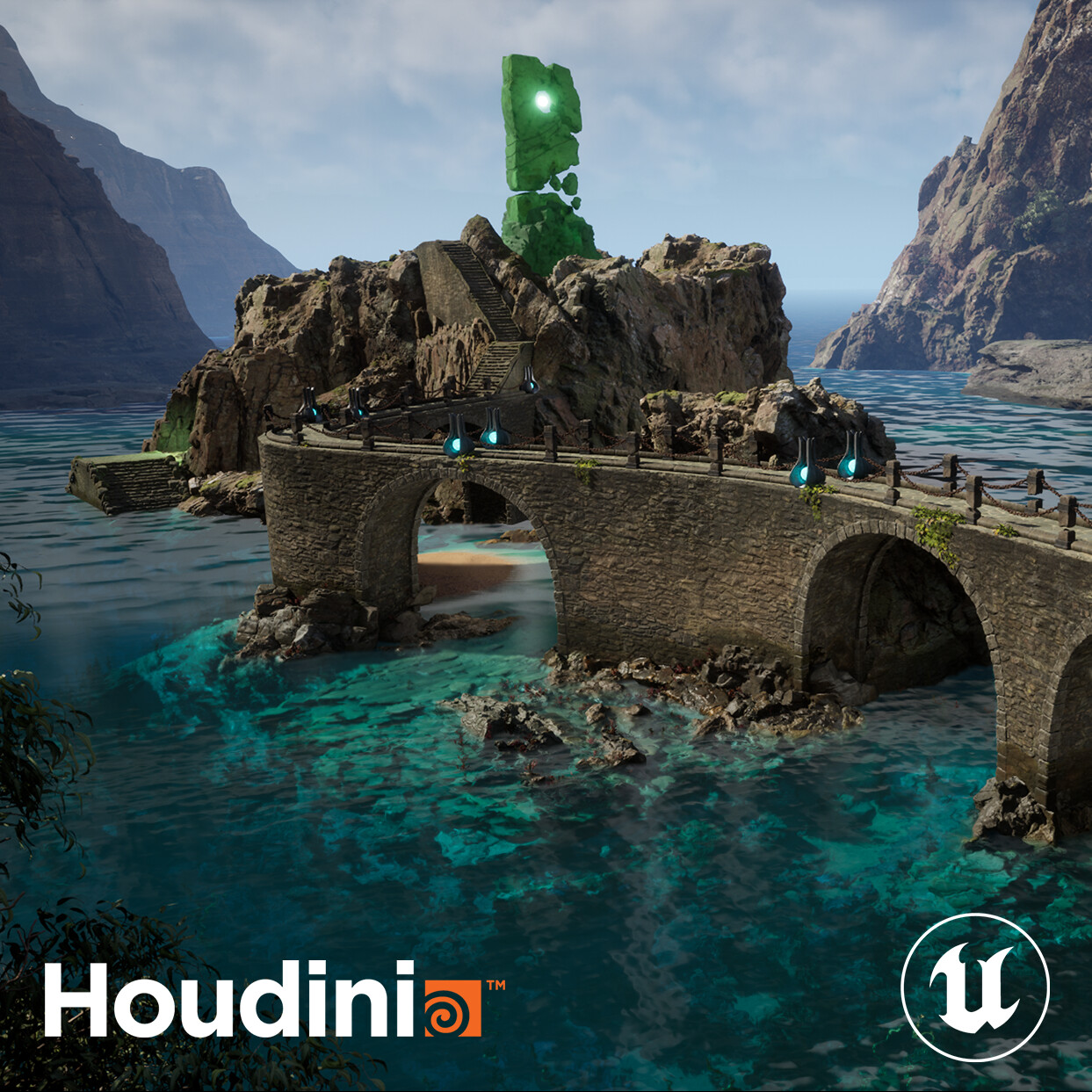 ArtStation - Houdini Unreal Engine - Procedural Wall