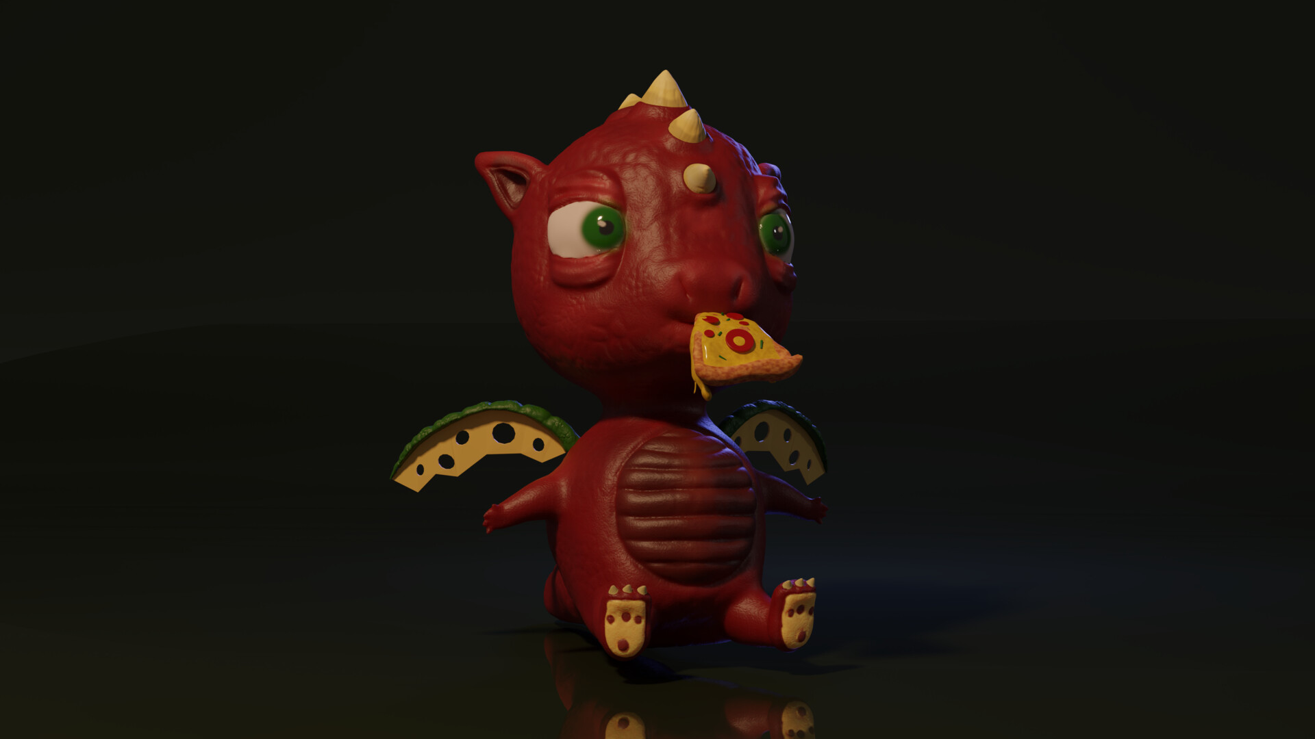 ArtStation - PIZZA DRAGON
