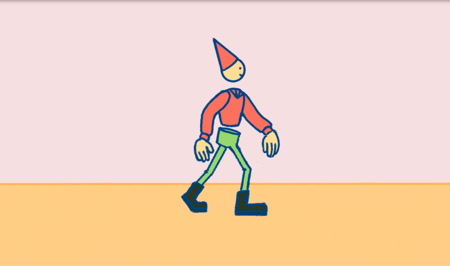 ArtStation - Walk Cycle 2D Animation