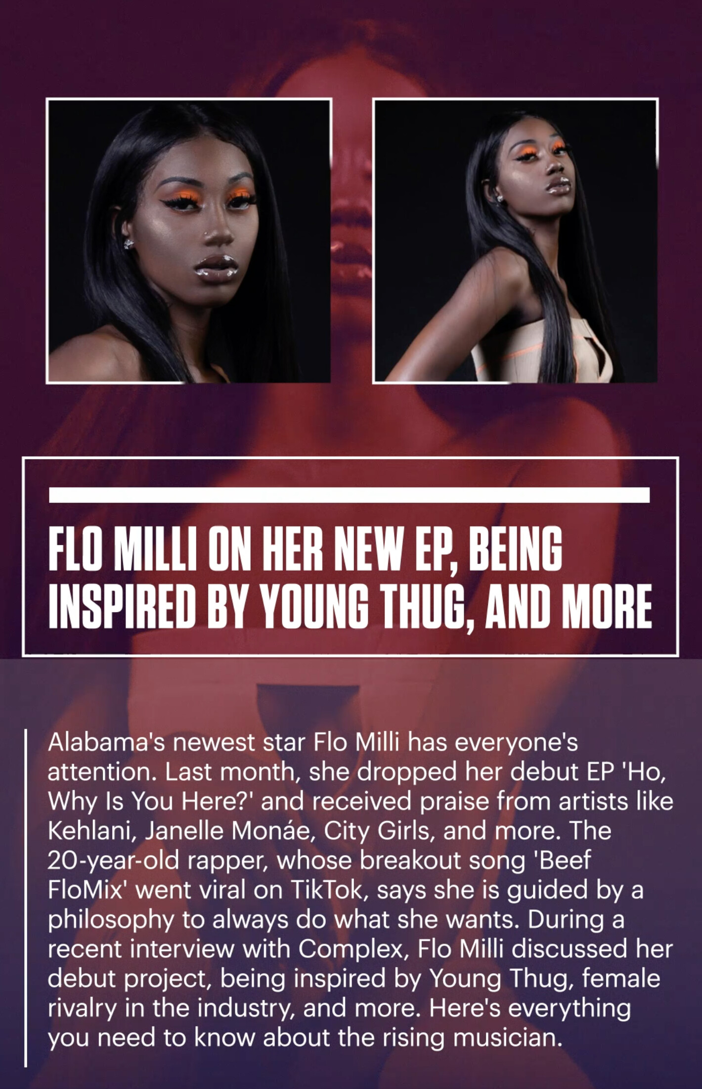 ArtStation - COMPLEX | Snapchat Flo Milli Series