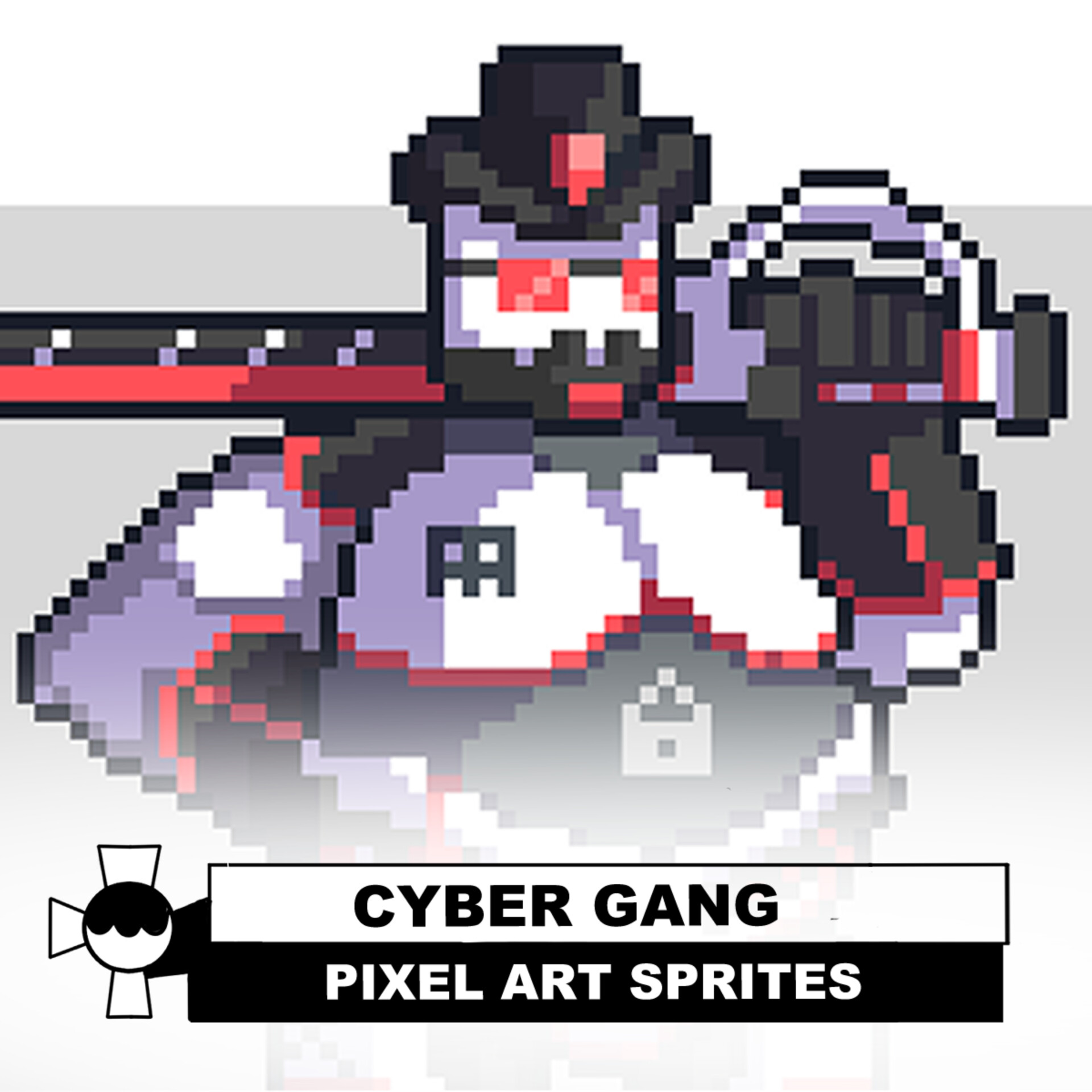 Carlos David González - Cyber Gang - Pixel Art Sprites
