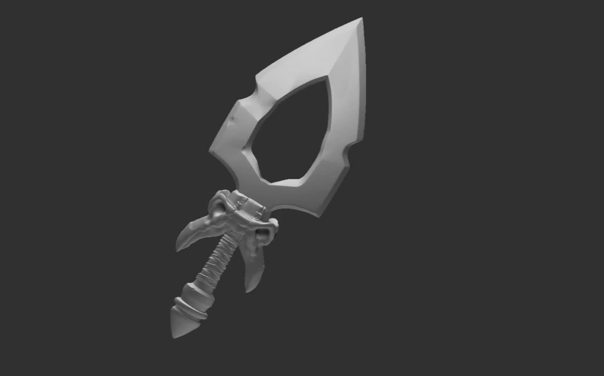 ArtStation - Stylized Bone Dagger (UNFINISHED)