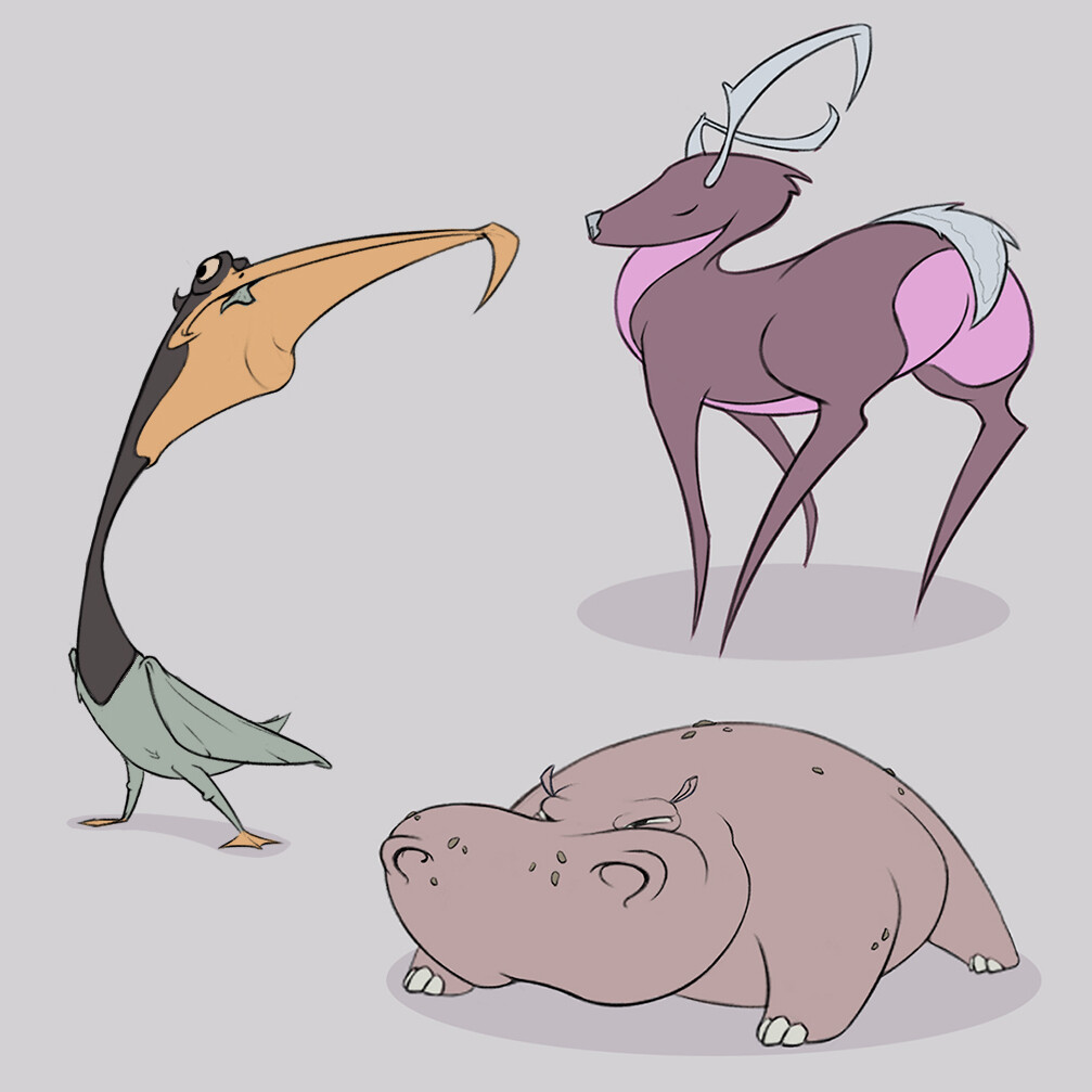 ArtStation - Cute little animals.