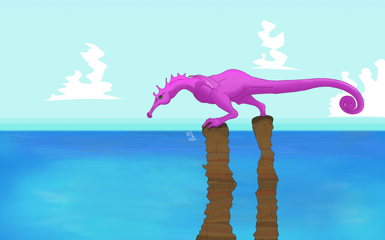 ArtStation - Seaside Wyvern