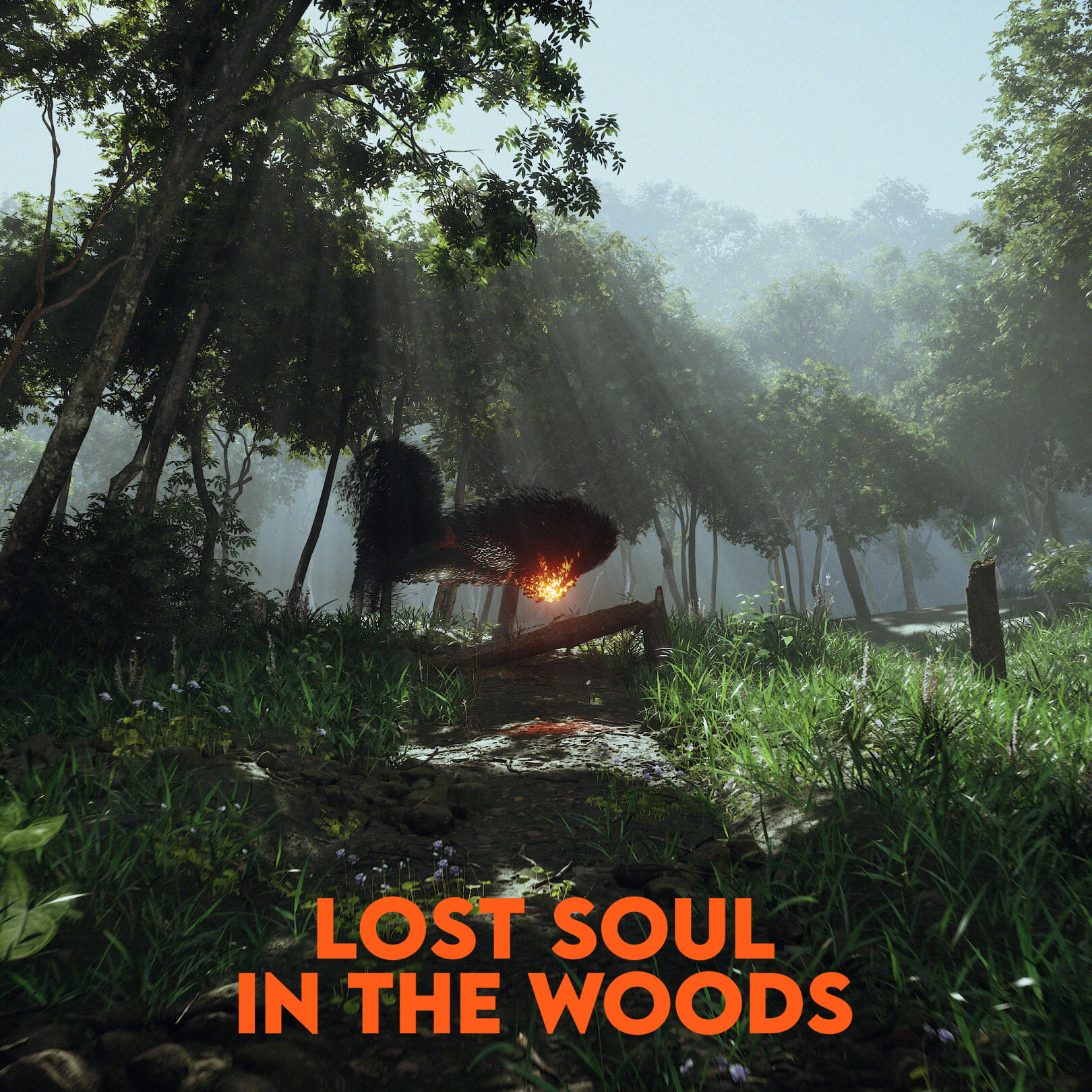 ArtStation - LOST SOUL IN THE WOODS