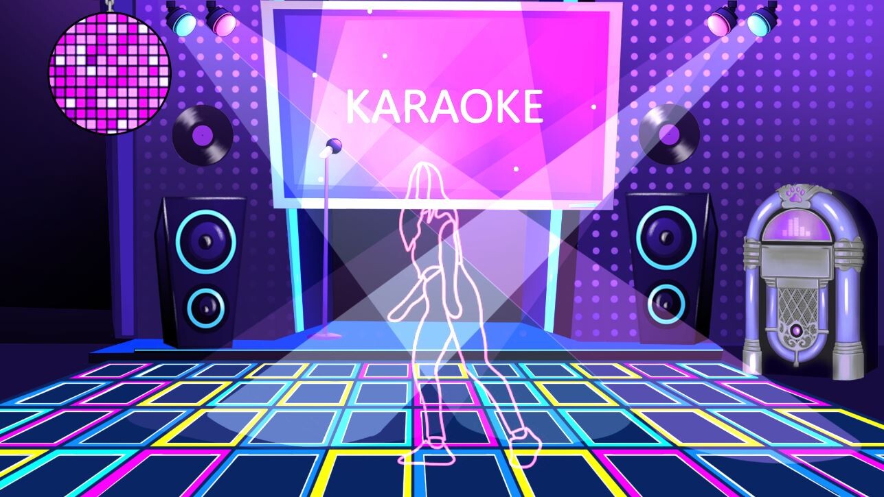 ArtStation - Karaoke Club Animation - Spine 2D