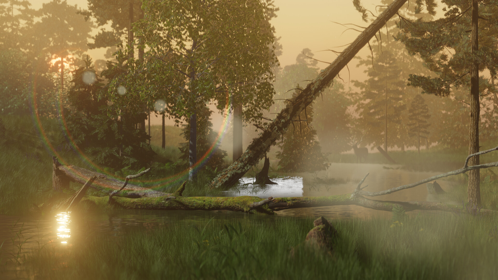 ArtStation - Mossy Tree Bridge